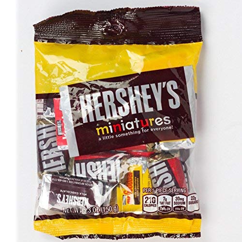 Hershey's Chocolates Miniatures, 150g Free Silver Plated Coin : Amazon ...