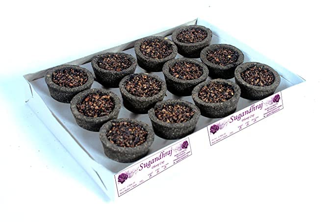 RAM Bharat Product Sugandhraj Guggal Sambrani Dhoop Cup - 48 Dhoop Cups ...