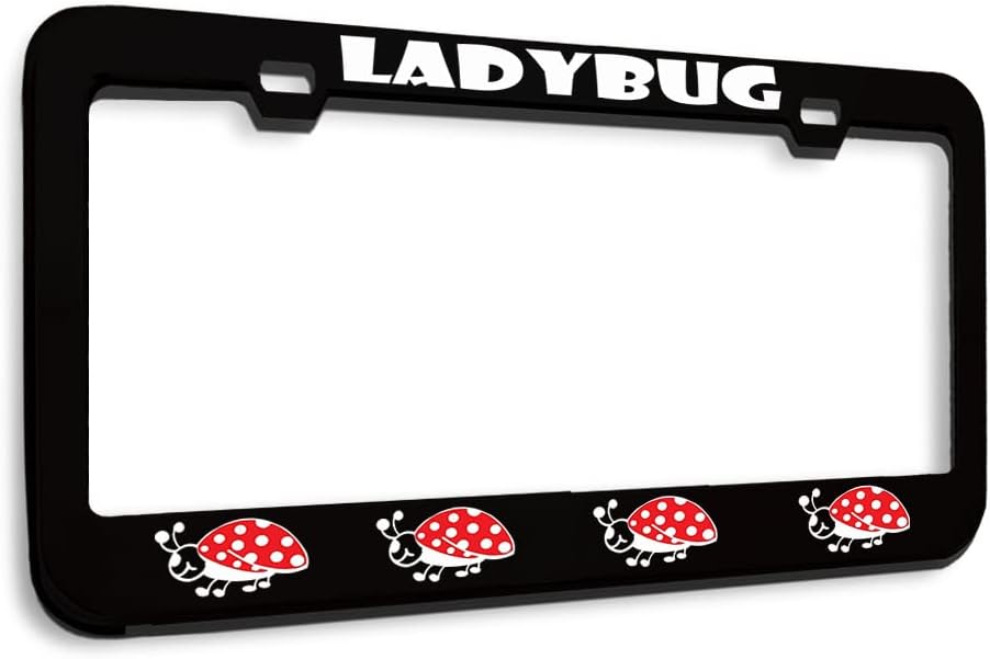 Amazon.com: Speedy Pros Ladybug Ladybugs Lady Bug License Plate Frame ...
