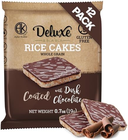 Amazon.com: Deluxe & Bla Bla Chocolate Covered Rice Cakes 12 Pack ...