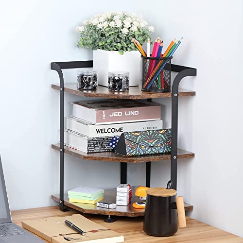 Snapklik.com : Counter Corner Shelf 3-Tier Kitchen Countertop Shelf ...