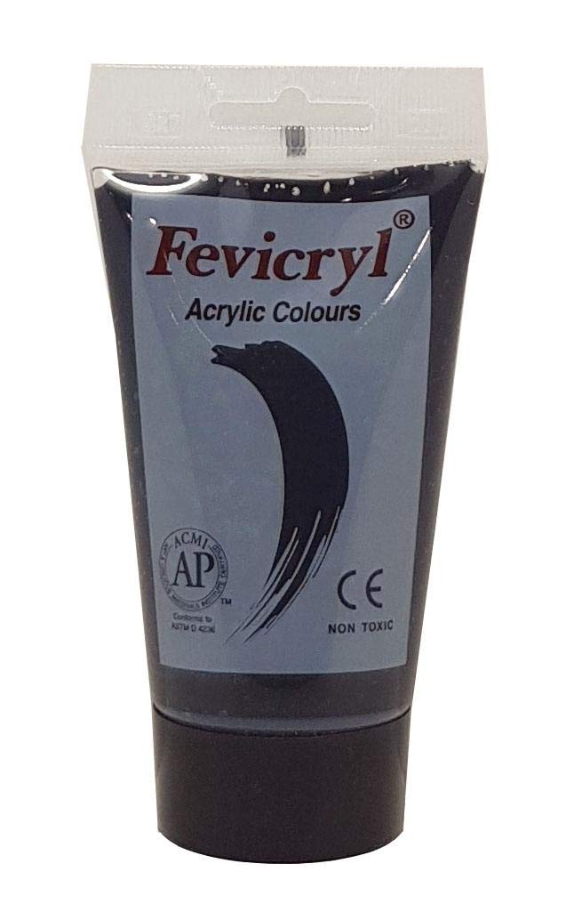 Pidilite Fevicryl Acrylic Color 75 Ml Tube Mars Black Ac | Desertcart ...