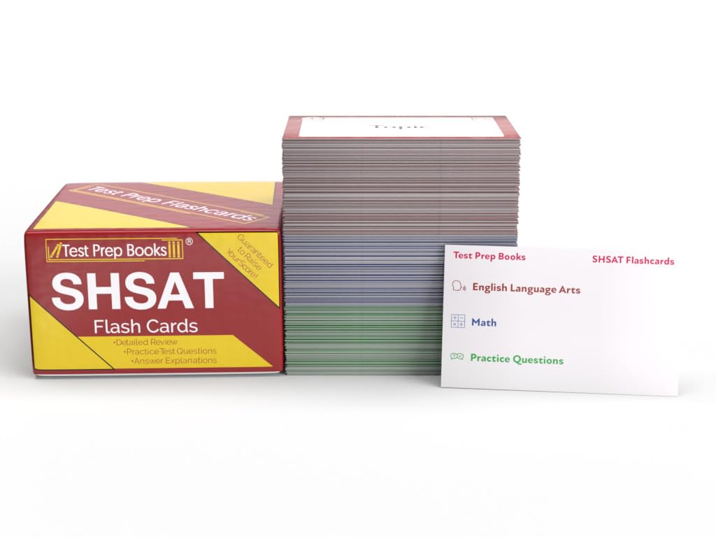 SHSAT Prep Study Cards 2025-2026 NYC: SHSAT Prep and Practice Test ...