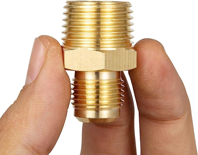 SOLTAIREJACO Brass Male to Male Hex Union Reducer, Adaptor, Connector ...