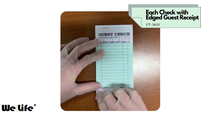Watch 1 Part Guest Check Pads Green & White Guest Check Pad on Amazon Live
