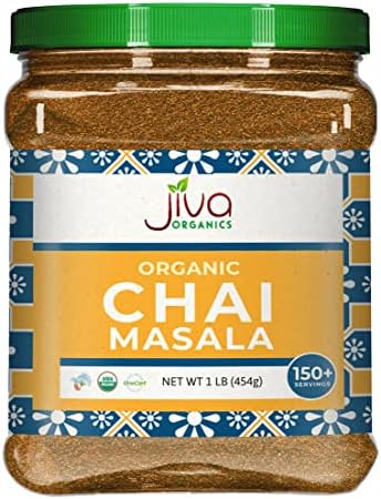 Amazon.com : Jiva Organics Tea (Chai) Masala Indian Spice Blend 1 Pound ...