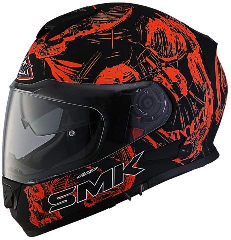 SMK MA270 EPS Padding Twister SKULL Graphics Pinlock Fitted Full Face ...
