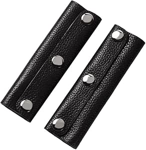 Amazon.com: 2Pcs Handbag Handle Leather Wrap Cover Purse Wallet Handle ...