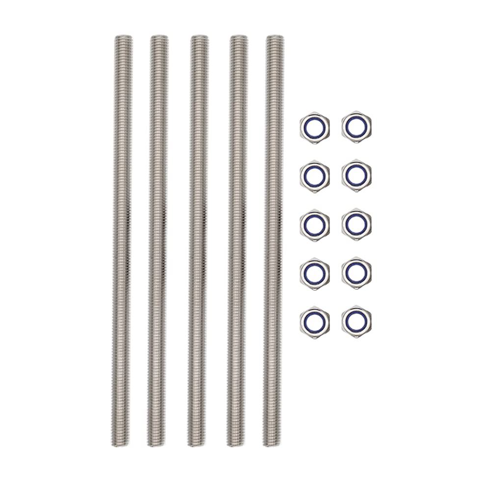Snapklik.com : M12x250mm Fully Threaded Rod Studs Long Metric Threaded ...