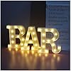 Vimlits BAR - Illuminated Marquee Bar Sign - Lighted LED Marquee Word ...