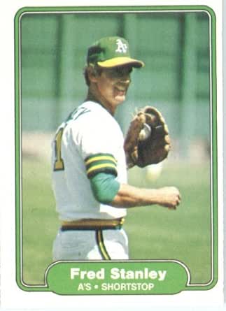 Amazon.com: 1982 Fleer Baseball Card #108 Fred Stanley : Collectibles ...