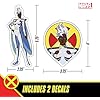 Amazon.com - Marvel X-Men Decals - Set of 10 Wolverine, Storm, Jean ...