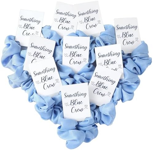 Amazon.com : 12 Sets Something Blue Crew Gift Dusty Blue Bridesmaid ...