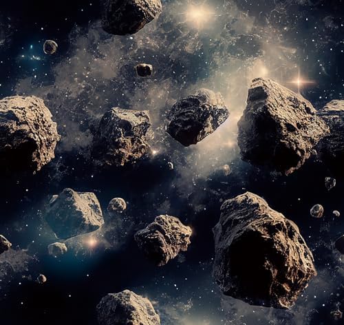 Livelynine Dark Space Wallpaper Stick and Peel Black White Blue Galaxy ...