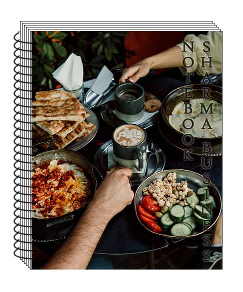 SHARMA BUSINESS Lunch Meal Cover A4 Spiral Notebook, 1 Pack, Plain ...