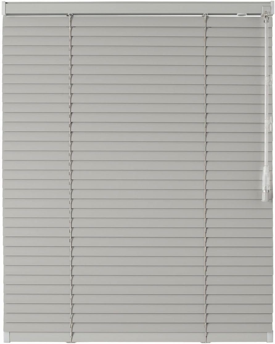 Amazon｜フッ素＋遮熱 ブラインド T-4574(サンドグレー) ビスで取付 タチカワオーダー可 アルミ製 シルキー 幅1200×高さ ...
