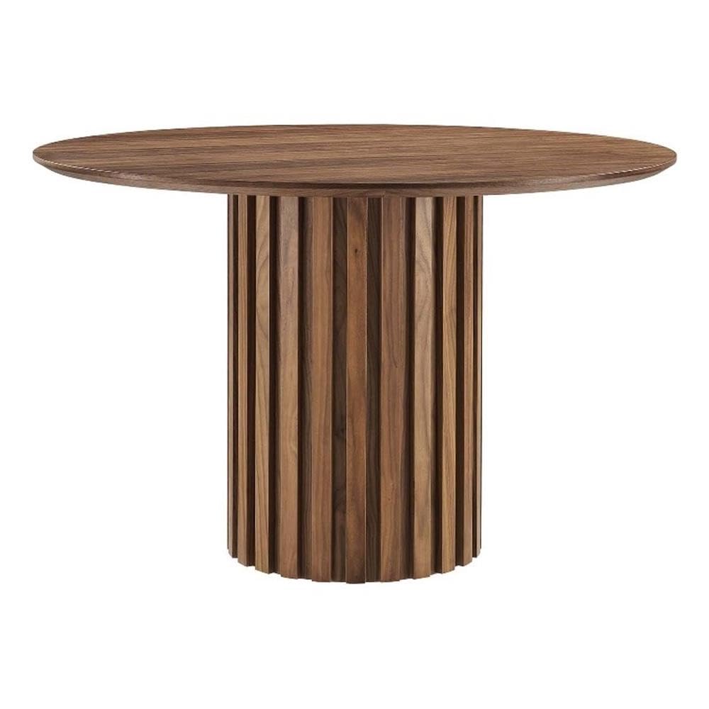 Amazon.com - Modway EEI-6064-WAL-SET Senja 47" Round Dining Table ...