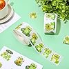 Amazon.com: Whaline 1200Pcs Frog Stickers Roll Summer Cute Frog Paper ...