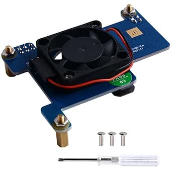 Ethernet POE Fan Power Over Ethernet Module Supports Raspberry Pi 4B/3B ...