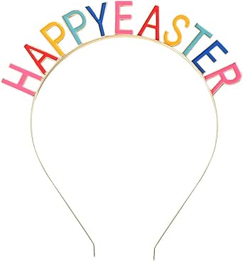 Amazon.com: Guqqeuc Easter Party Headband Colorful Letter Hair Hoop for ...