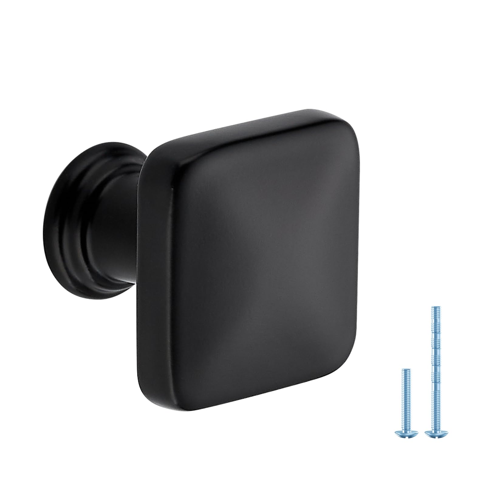 Ravinte Hardware 25 Pack Matte Black Cabinet Knobs Black Cabinet Door ...