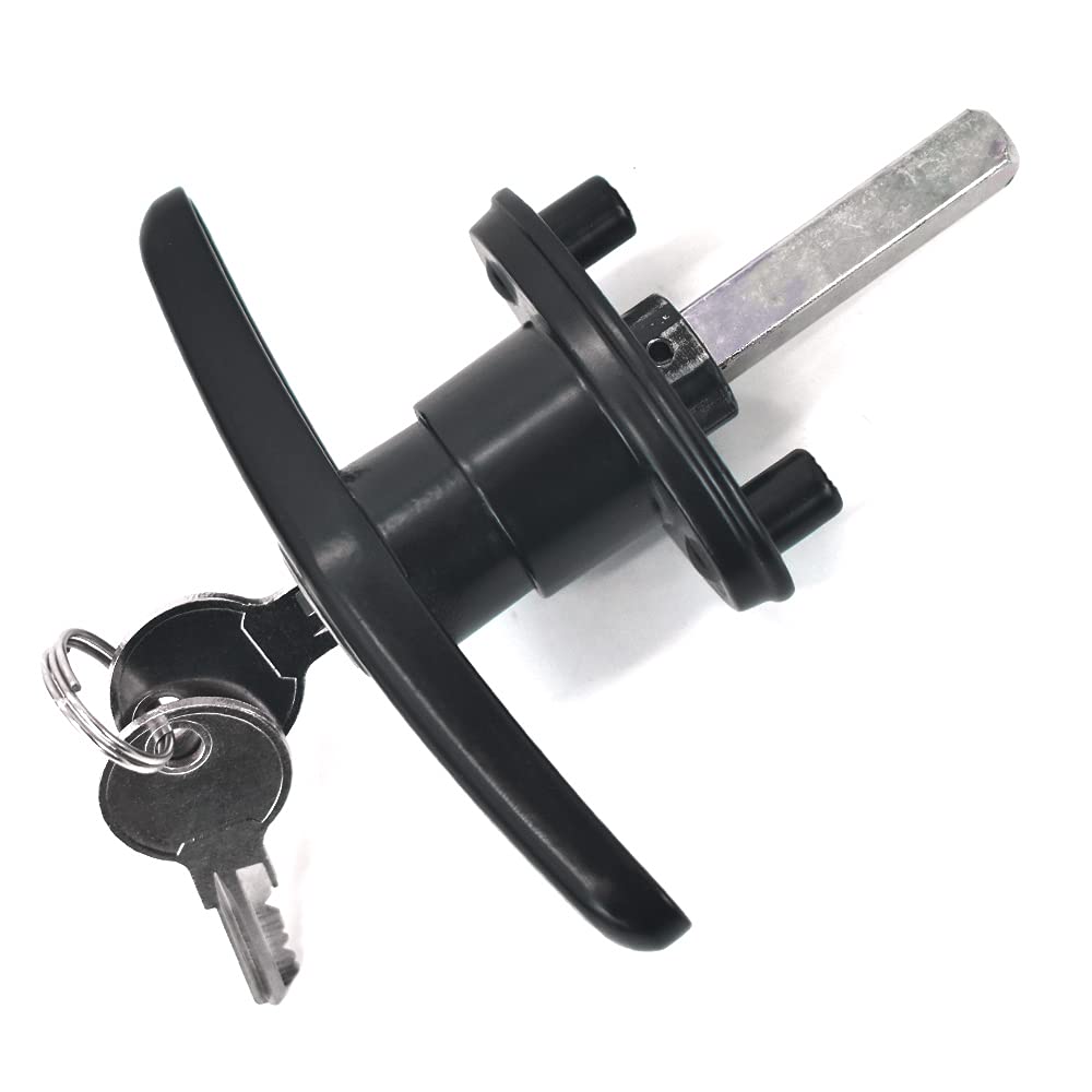 Pickup Truck Cap Topper Camper Shell Locking T Handle with 2 Keys For pickup-truck-cap-topper-camper-shell-locking-t-handle-with-2-keys-for