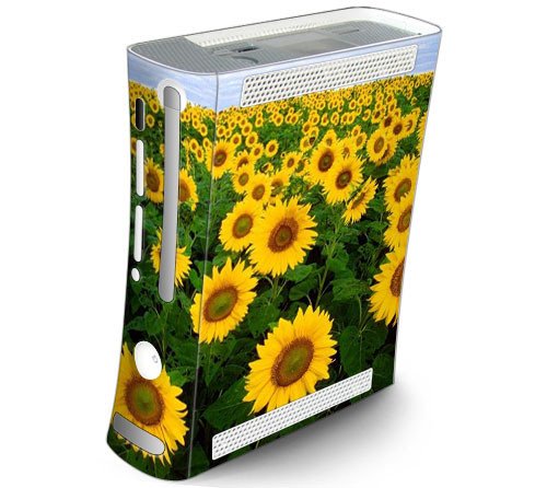 Amazon.com: Microsoft Xbox 360 Decal Skin - Sun Flowers : Video Games