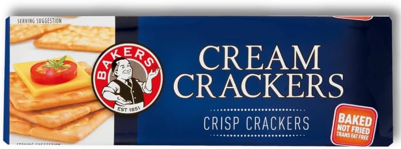 Amazon.com: Bakers Cream Crackers 200g (Pack of 1) : Grocery & Gourmet Food