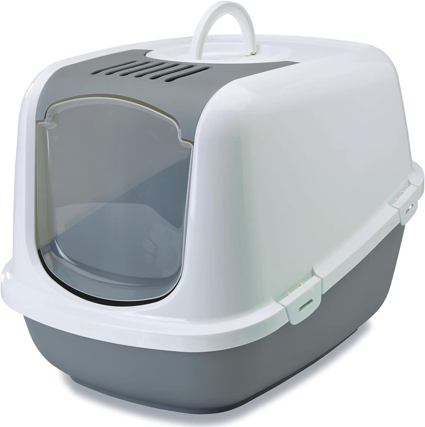 XXL Cat toilet NESTOR JUMBO white-grey specifically for large Cat ...