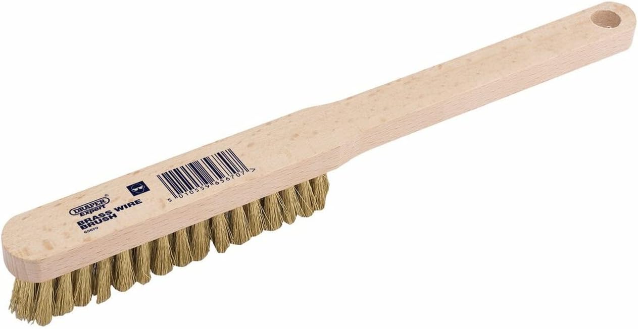 Draper 13157 Wood Wire Spark Plug Brush, 150mm , Blue : Amazon.co.uk ...