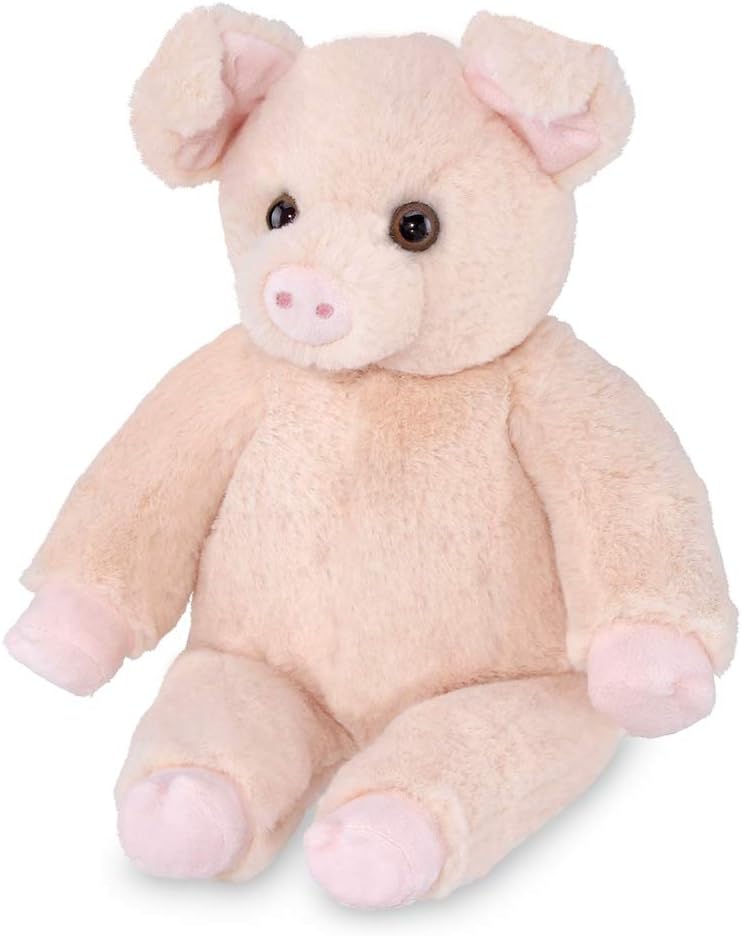 Amazon.com: Bearington Oinkers Soft Plush Pig Stuffed Animal, 15 Inches ...