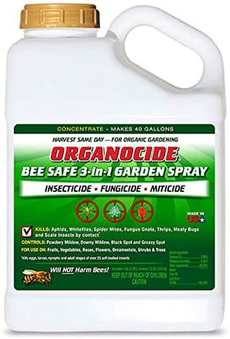 Amazon.com: Organocide 3-in-1 Garden Spray Concentrate 1 Gallon OMRI ...