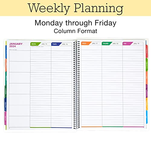 Snapklik.com : Aug 2023-Jul 2024 Lite Teacher Lesson Planner Notebook ...