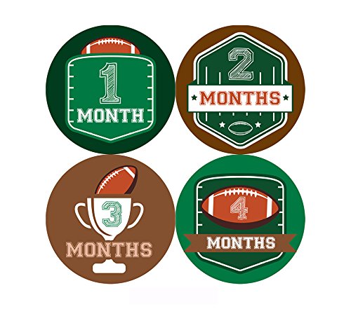Amazon.com: Football Month Stickers - Set of 16 - Like Shown : Handmade ...