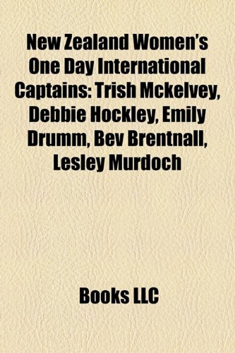 New Zealand Women's One Day International Captains: Trish McKelvey ...