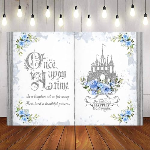 Amazon.com : Avezano Fairy Tale Books Backdrop Once Upon a Time ...