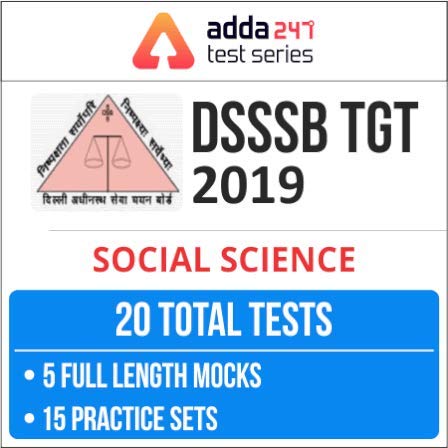Adda247 DSSSB TGT Social Science Online Test Series (Email Delivery in ...