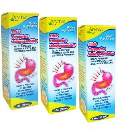 Amazon.com: Elixir Paregorico Antiespasmodico. 1 oz Pack of 3
