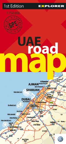 Buy UAE Road Map (Road Maps) Book Online at Low Prices in India | UAE ...