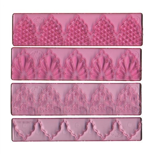 Amazon.com: FMM Textured Lace Set 1, Includes 3 lace designs plus 1 ...