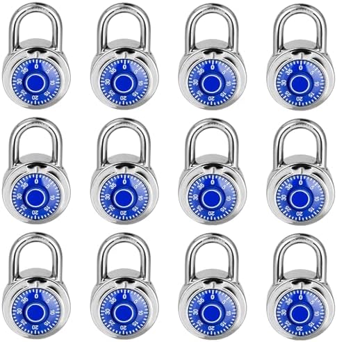 Combination Lock, LQYN Standard Dial Combination Lock, Pack of 24 ...