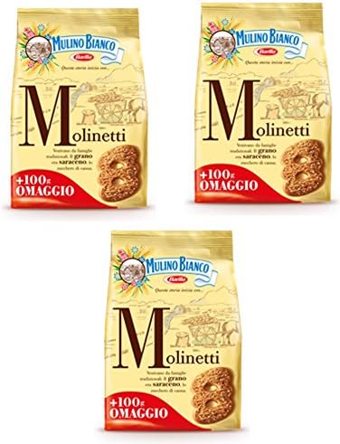 Amazon.com: Mulino Bianco: "Molinetti" Shortbread cookies with flour ...