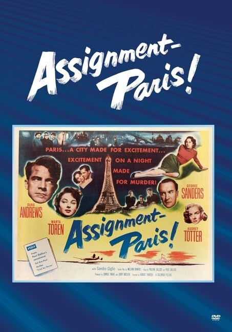 Amazon.com: Assignment Paris : Dana Andrews, Donald Randolph, George ...