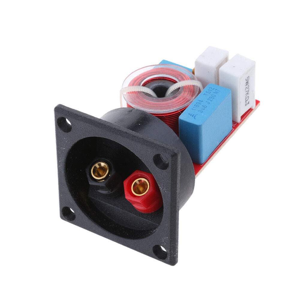 Adjustable 80W 2-Way Audio Filter Speaker Crossovers Frequency Adapter ...