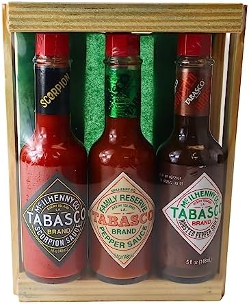 Amazon.com : Tabasco Gift Sets Bundled by Louisiana Pantry (Crated 5 oz ...
