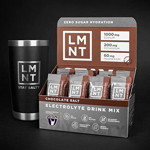 LMNT Keto Electrolyte Powder Packets | Paleo Hydration Drink Mix ...