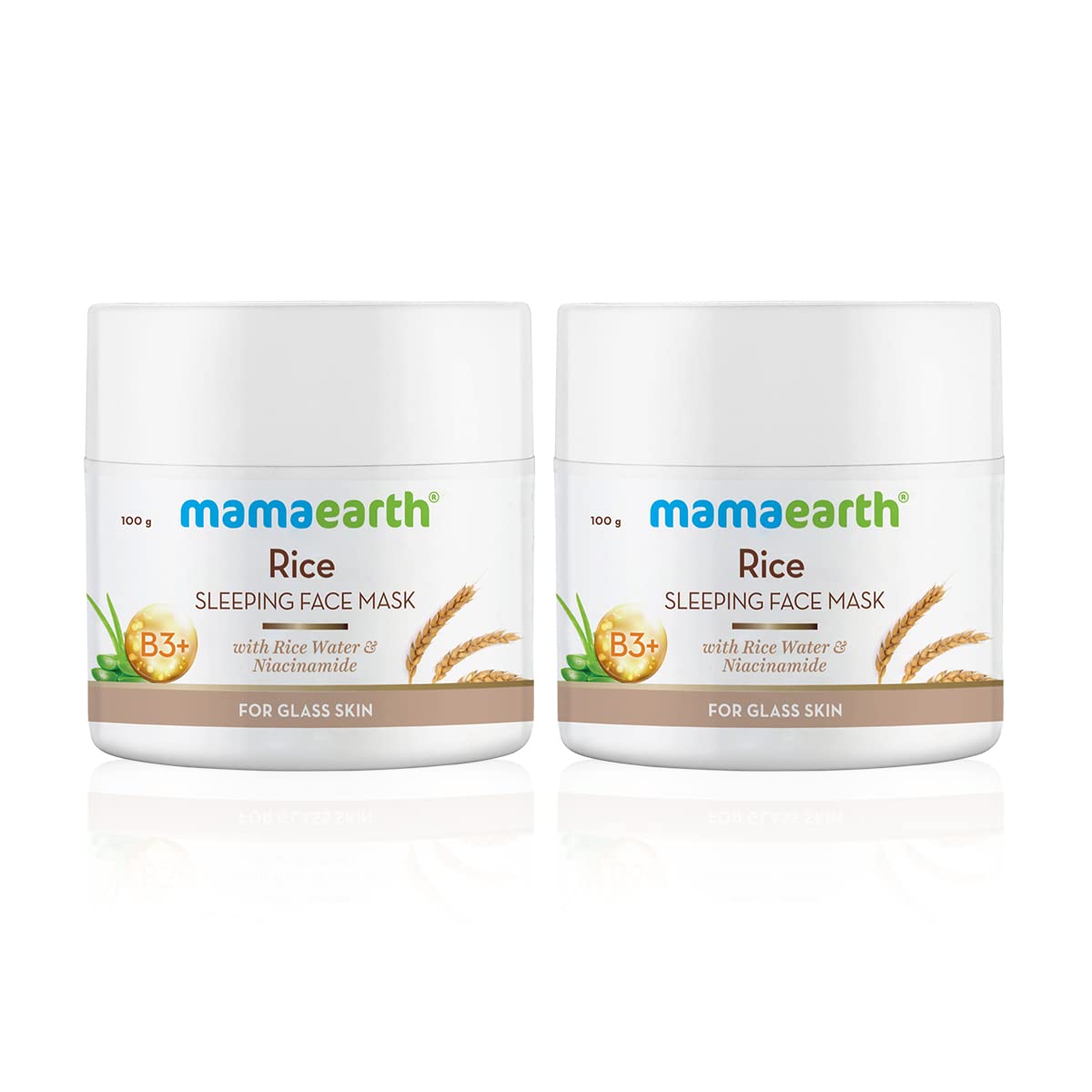 Buy Mamaearth Rice Sleeping Face Mask With Rice Water & Niacinamide for ...