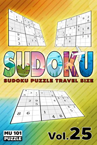 Sudoku Puzzle Travel Size: Sudoku Large Print 101 Puzzles Easy, Medium ...