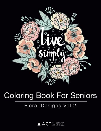 Large Print Coloring Books For Seniors | Graying With Grace