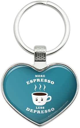 Amazon.com: More Espresso Less Depresso Depression Coffee Funny Humor ...